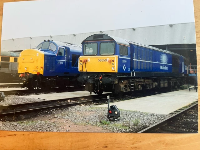 CLASS 58050 AND 37248 at Toton £7.00 - PicClick UK