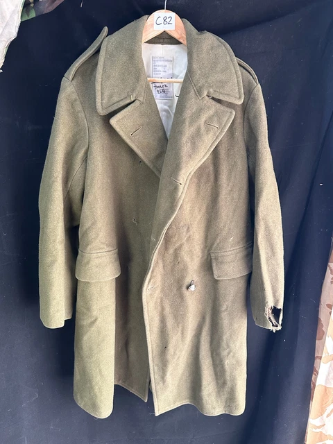 ORIGINAL BRITISH ARMY Mounted Regiment Greatcoat - 42" Chest £25.00 ...