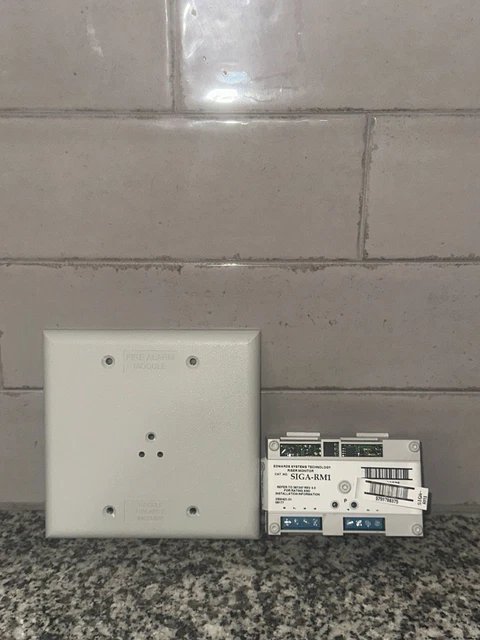 EDWARDS EST SIGA-RM1 Riser Monitor Module Fire Alarm $39.95 - PicClick