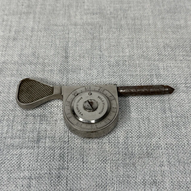 L.S. STARRETT REVOLUTION Counter RPM Gauge Speed Indicator Dial ...