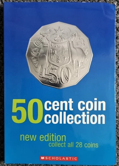 50 CENT COIN Collection Scholastic 28 Coins Complete mainly ...