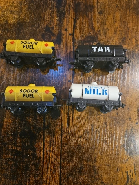 ERTL SODOR FUEL,TAR,TIDMOUTH Milk Trucks Tankers Thomas the Tank Engine ...