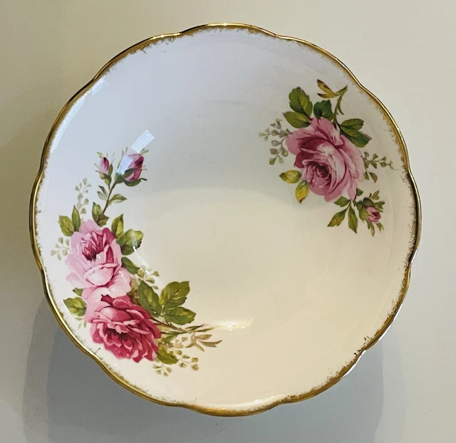ANTIQUE BOWLS, ROYAL Albert's "American Beauty", Bone China, England £ ...