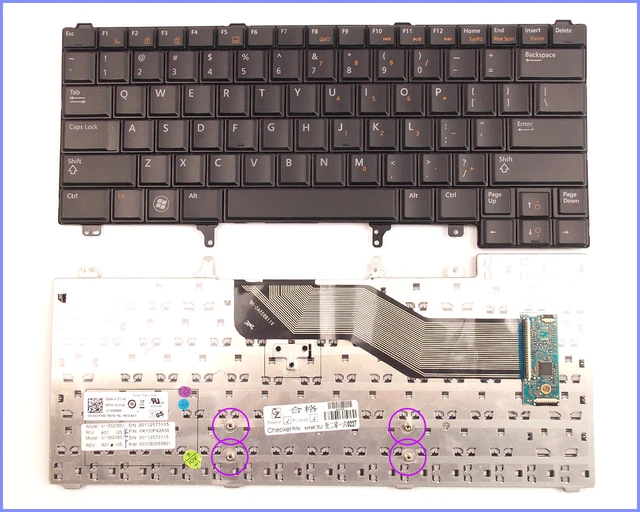 LAPTOP US LAYOUT Keyboard For Dell Latitude FWVVF PD7Y0 XMRJV 8G016 ...