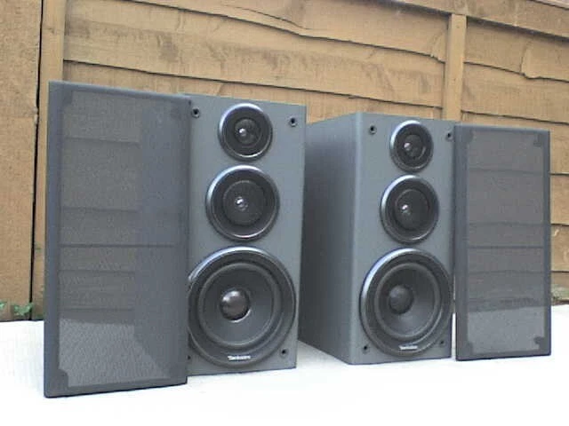 60W TECHNICS SB-CH9 3 way Stereo Speakers - 0021000 £55.00 - PicClick UK