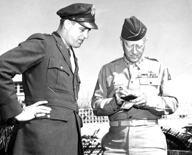 AMERICAN MILITARY COMMANDER Major General George S Patton signs 's- Old ...
