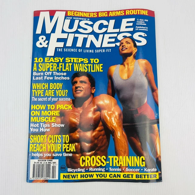 VINTAGE MUSCLE & Fitness Magazine March 1995 Bodybuilding $40.00 ...