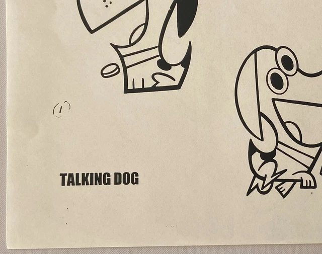 THE POWERPUFF GIRLS - Production Model Sheet - Talking Dog Poses - 98 ...