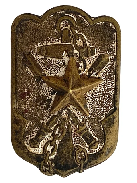 GENUINE ORIGINAL WW2 Imperial Japanese Army Soldiers small metal lapel ...