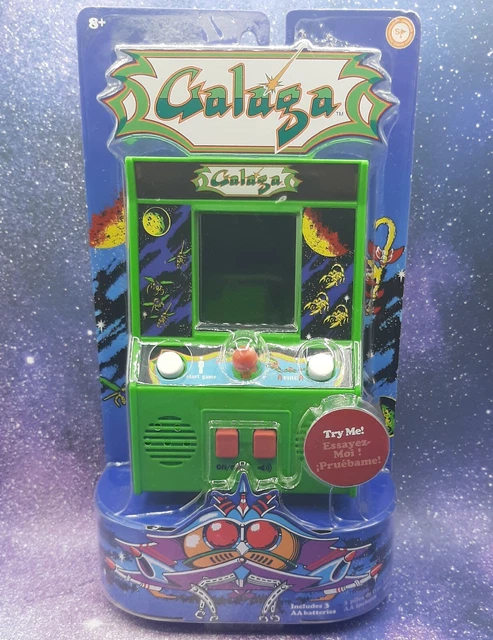 GALAGA MINI ARCADE Game - Classic 80's graphics New Sealed Basic Fun ...