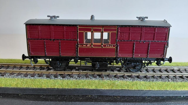 KIT / SCRATCH built 00 gauge ex Caley LMS 6 wheel Horse Box by Lawrence ...