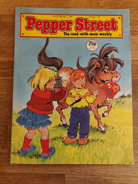 COMIC - PEPPER Street The Read With Mum Weekly UK Comic Issue #118 1987 ...