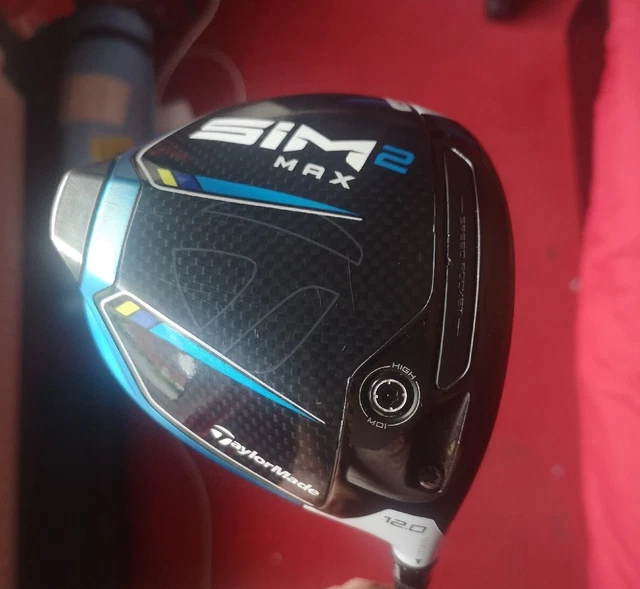 TAYLORMADE SIM2 MAX Driver 12 Degrees | Hzrdus Smoke stiff shaft. £180. ...