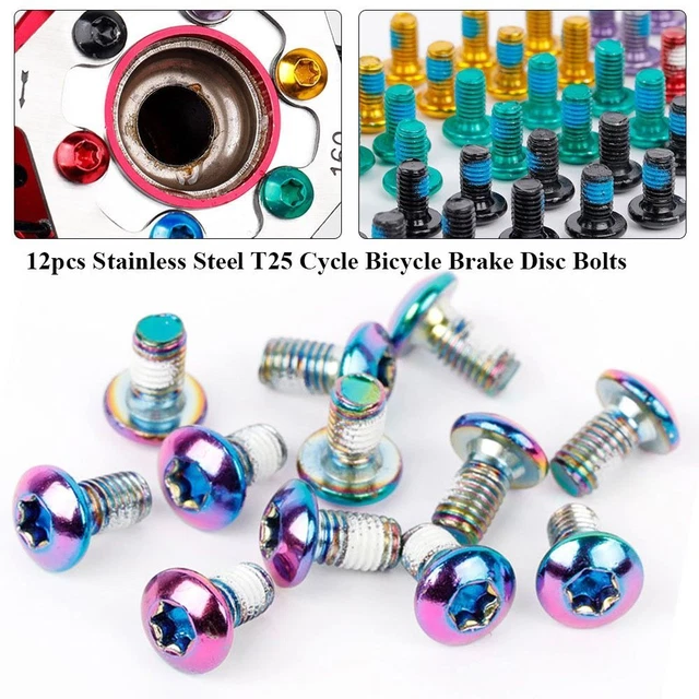 CYCLE BICYCLE SCREWS Brake Disc Bolts Rotor Bolt Mountain Bike ...