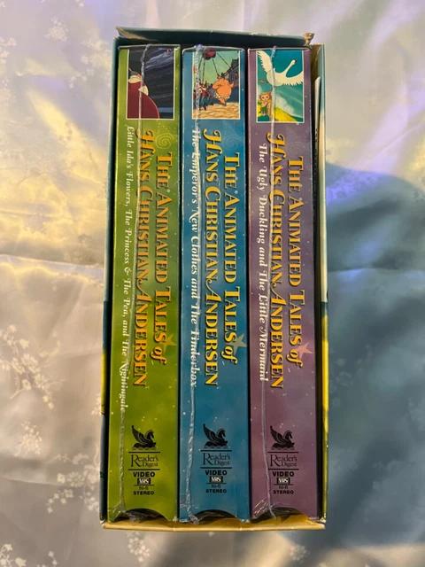 THE ANIMATED TALES of Hans Christian Andersen VHS box set sealed tapes ...