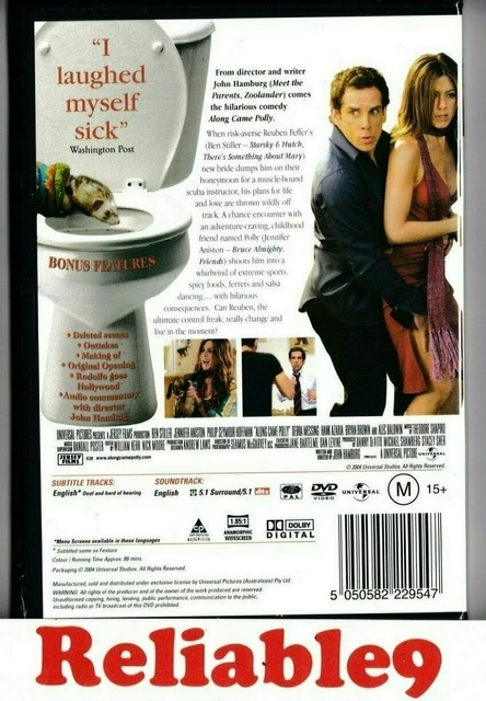 BEN STILLER+JENNIFER ANISTON- Along came Polly DVD+Bonus features Sealed R4 AUS $9.95 - PicClick AU
