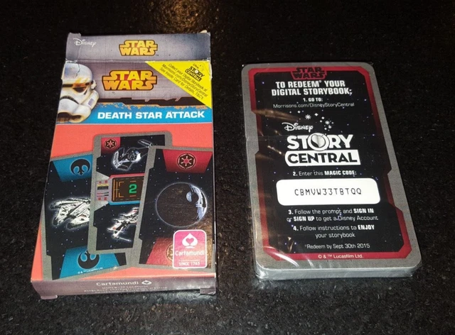 CARTAMUNDI DISNEY STAR Wars Death Star Attack Card Game New & Sealed £4 ...