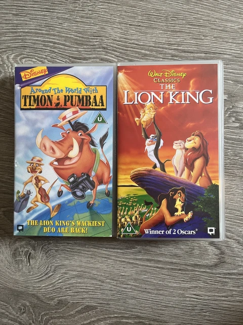 THE LION KING And Around The World With Timon & Pumbaa VHS Bundle ...