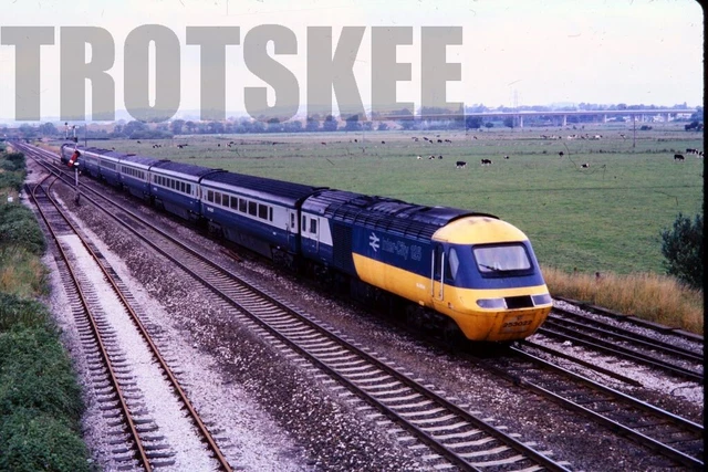 35MM SLIDE BR British Rail Diesel HST Intercity 125 253022 Exminster ...