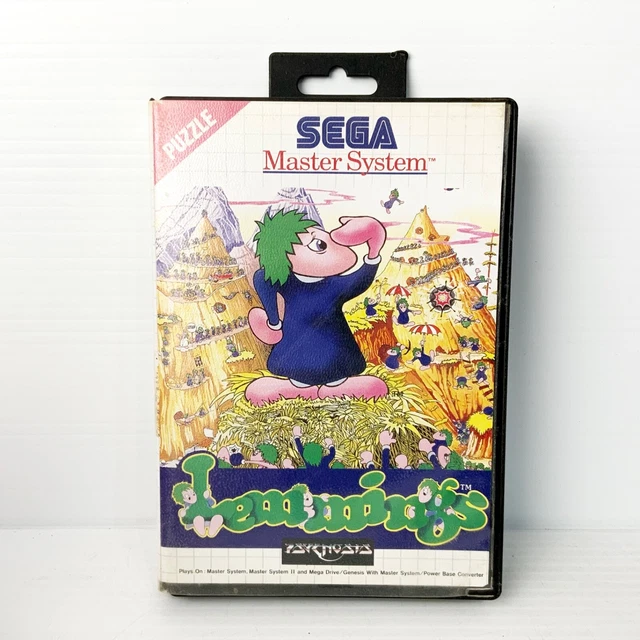 LEMMINGS + MANUAL - Sega Master System - Tested & Working - Free ...