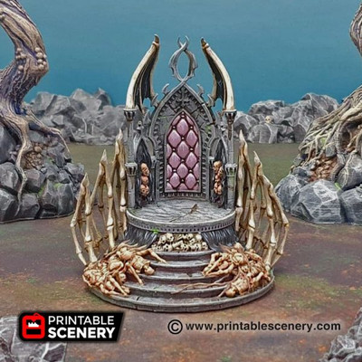 THE SHADOW THRONE by Printable Scenery, 3D Printed Tabletop RPG Scenery ...