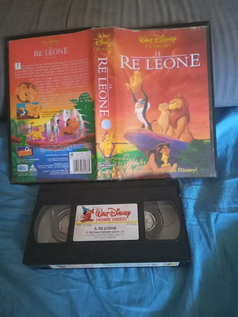IL RE LEONE VHS italiano WALT DISNEY Ottobre 1995 Ologramma tondo I ...