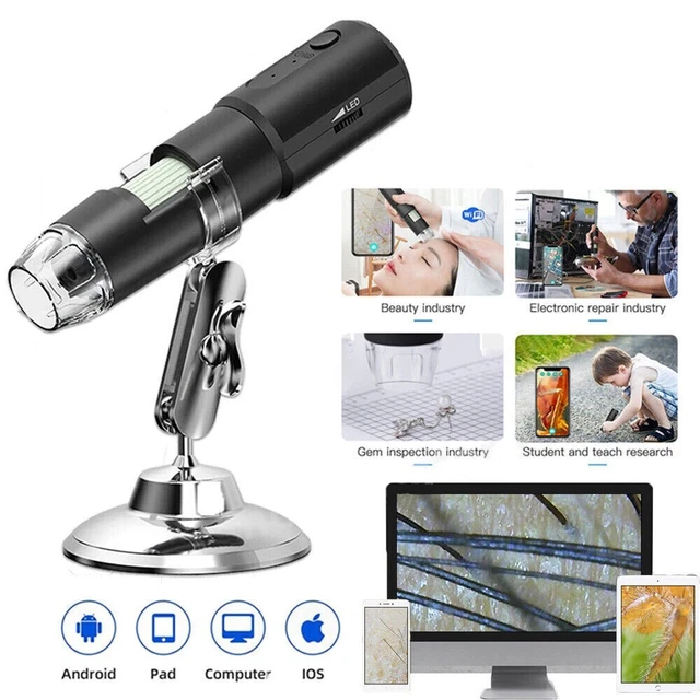 WIRELESS DERMATOSCOPE SCALP Skin Analyzer Machine Electronics ...