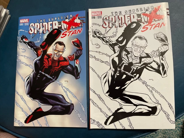 SUPERIOR SPIDER-MAN #16 Ramos Spider-Stan Variant Set Marvel Comics Nm ...
