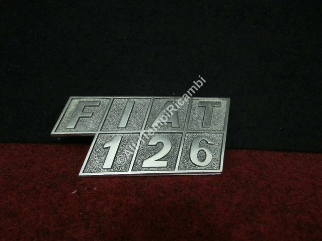 LOGO STEMME EMBLÈME Fregio Fiat 126 EUR 7,56 - PicClick FR