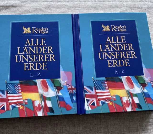 2 BÄNDE ALLE Länder unserer Erde im Folder, Reader's Digest, EUR 3,00 ...