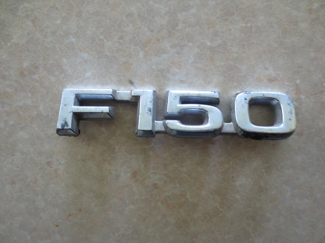 1980S FORD F150 F series pickup truck metal badge / emblem ...