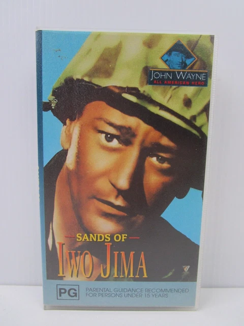 IWO JIMA, WW2, John Wayne, War VHS Tape, Vintage Video, Movie, G 1973 ...
