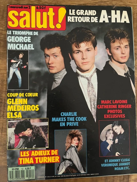 TINA TURNER RITA Mitsouko Elsa George Michael A-Ha Magazine Salut EUR ...