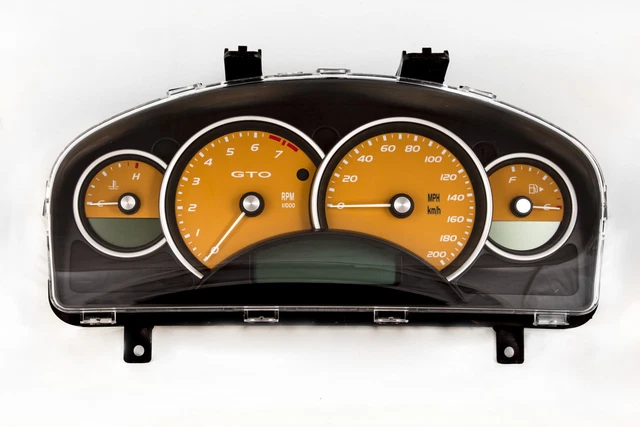 04-06 PONTIAC GTO Holden Monaro 200mph Instrument Gauge Cluster Fusion Orange EUR 273,38 ...