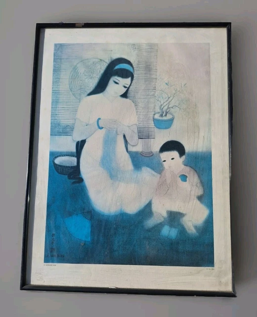 REPRODUCTION SIGNÉ Le Van Binh Un Après-midi D'été Vietnam. Tableau EUR 149,00 - PicClick FR