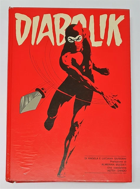 DIABOLIK MAXI CARTONATO Aster Dardo "Librone Rosso" Prima Edizione 1974 ...