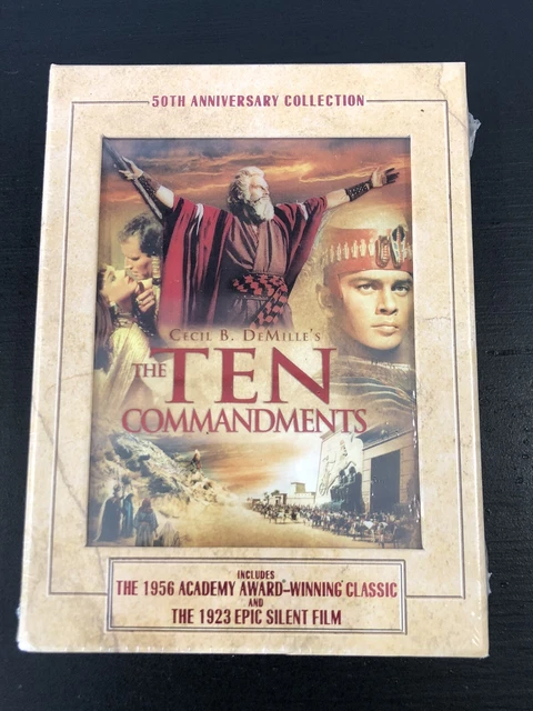 THE TEN COMMANDMENTS: 50th Anniversary Edition (NTSC Region 1 DVD, 1956 ...