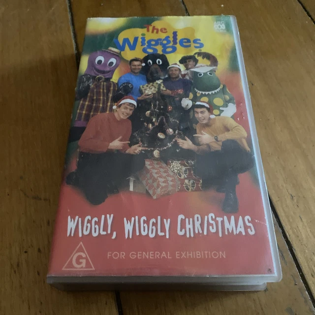 THE WIGGLES VHS Wiggly, Wiggly Christmas Video Cassette ABC 1997 $15.00 ...