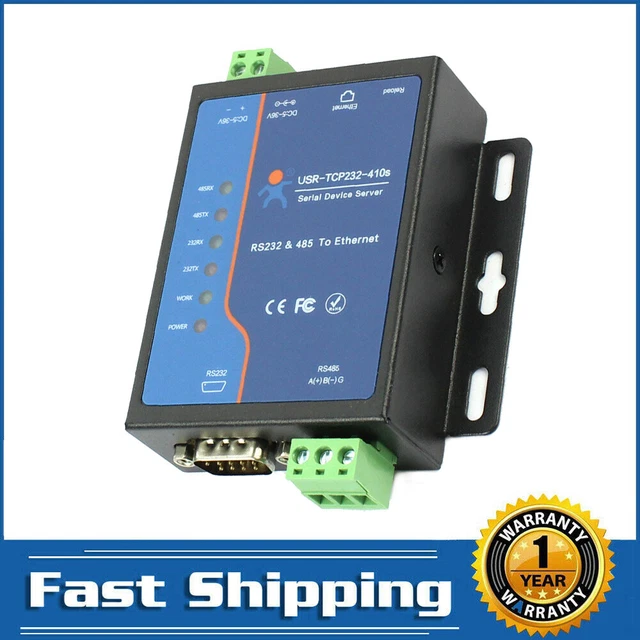 RS232 RS485 TO TCP/IP Ethernet serial server converter Modbus TCP ...