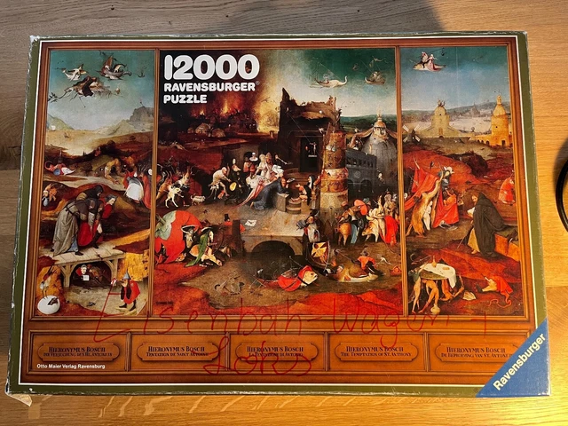 NUR DER KARTON: Ravensburger Puzzle 12000 "Hieronymus Bosch" 625 5 949 ...