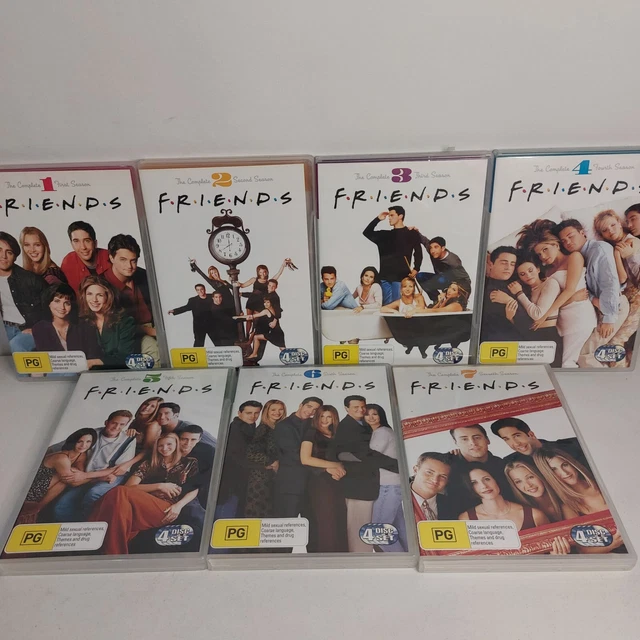 FRIENDS DVD COMPLETE Seasons 1-7 Jennifer Aniston Matthew Perry Region ...