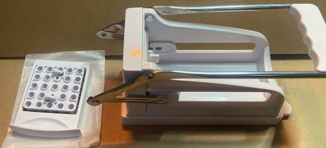 KITCHENCRAFT POTATO CHIP Cutter Plastic & Stainless Steel 23.5x10 ...