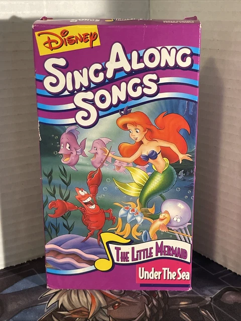 DISNEYS SING ALONG Songs - The Little Mermaid: Under the Sea Rare Blue ...