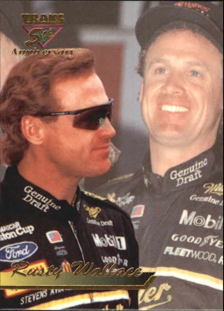 1995 TRAKS 5TH Anniversary Gold #9 Rusty Wallace EUR 1,86 - PicClick FR