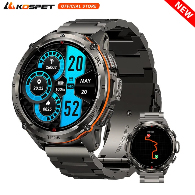 KOSPET TANK T3 ULTRA Smartwatch Uomo Smartwatch GPS Smartwatch per ...