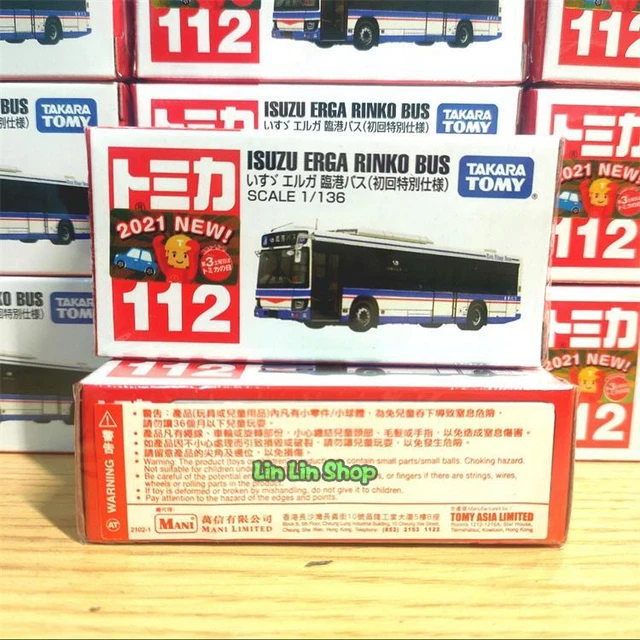 TOMICA #112 ISUZU Erga Sumikkogurashi X Rinko Bus 1/136 Scale Nib Usa ...