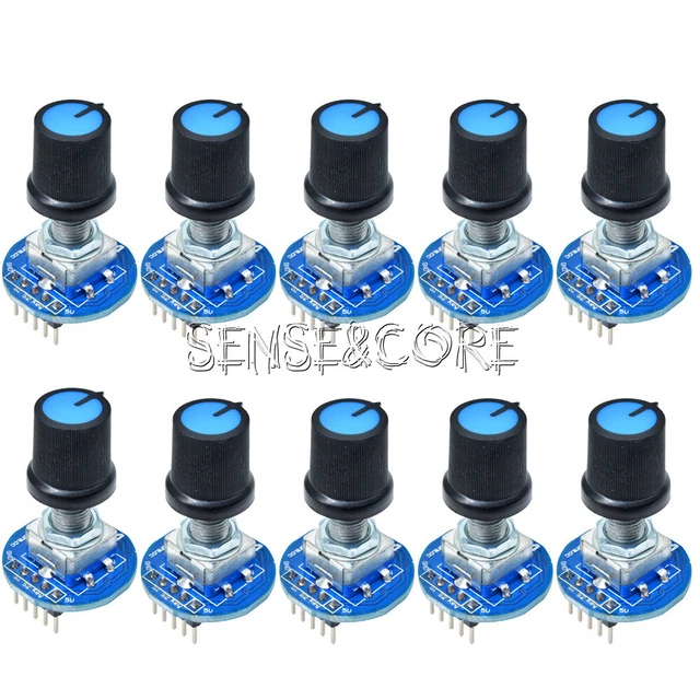 1 2 5 10x Rotary Encoder Module Rotating Potentiometer Knob Cap Digital Control Eur 1 46