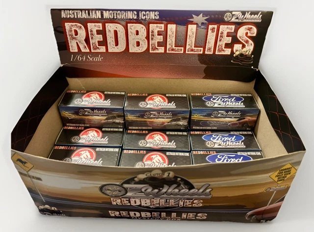 OZ WHEELS 1:64 Scale Diecast Red Bellies Mystery Boxes Ford or Holden ...