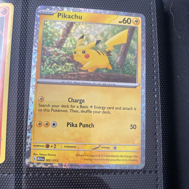 PIKACHU NEW 2025 McDonalds Happy Meal Holo Pokémon Dragon Discovery Card 002/015 £193.50 ...