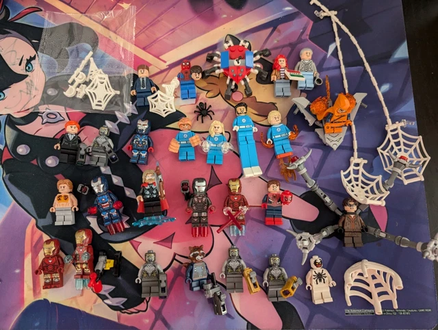 LEGO MARVEL FANTASTIC Four, War Machine, Doc Ock, Hobgoblin, Galactus ...